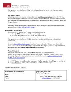 Professional Linking Program | SD52 Website